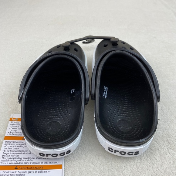 CROCS | Shoes | Toddler Crocs Crocband Blackwhite Size 89 | Poshmark
